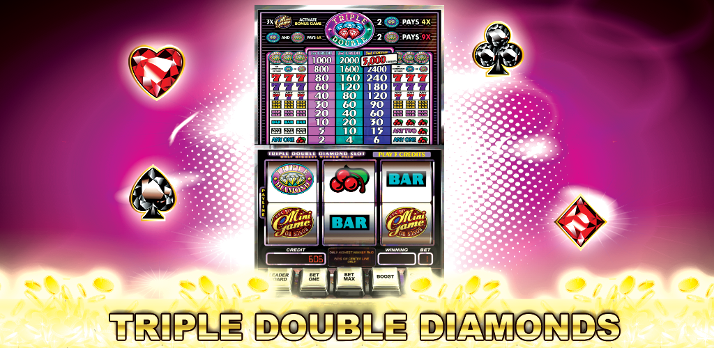 Juega gratis la tragaperras Triple Double Diamond| 95.06% RTP